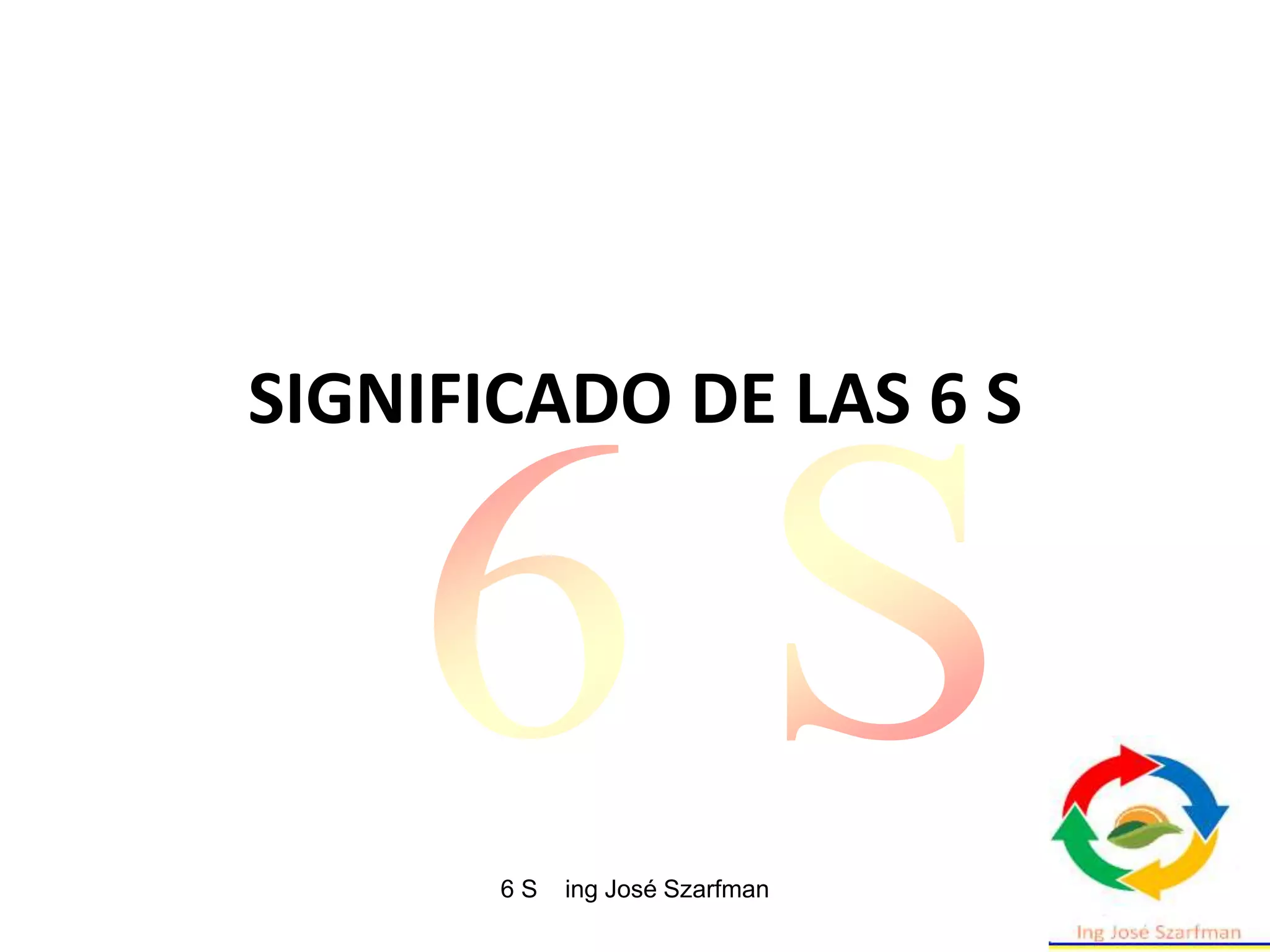Calidad y herramientas metodo de las 6s 2020 | PPT