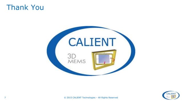 Calient data center c suite presentation 07152015 | PPTX