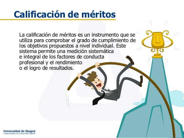 Calificacion de Meritos
