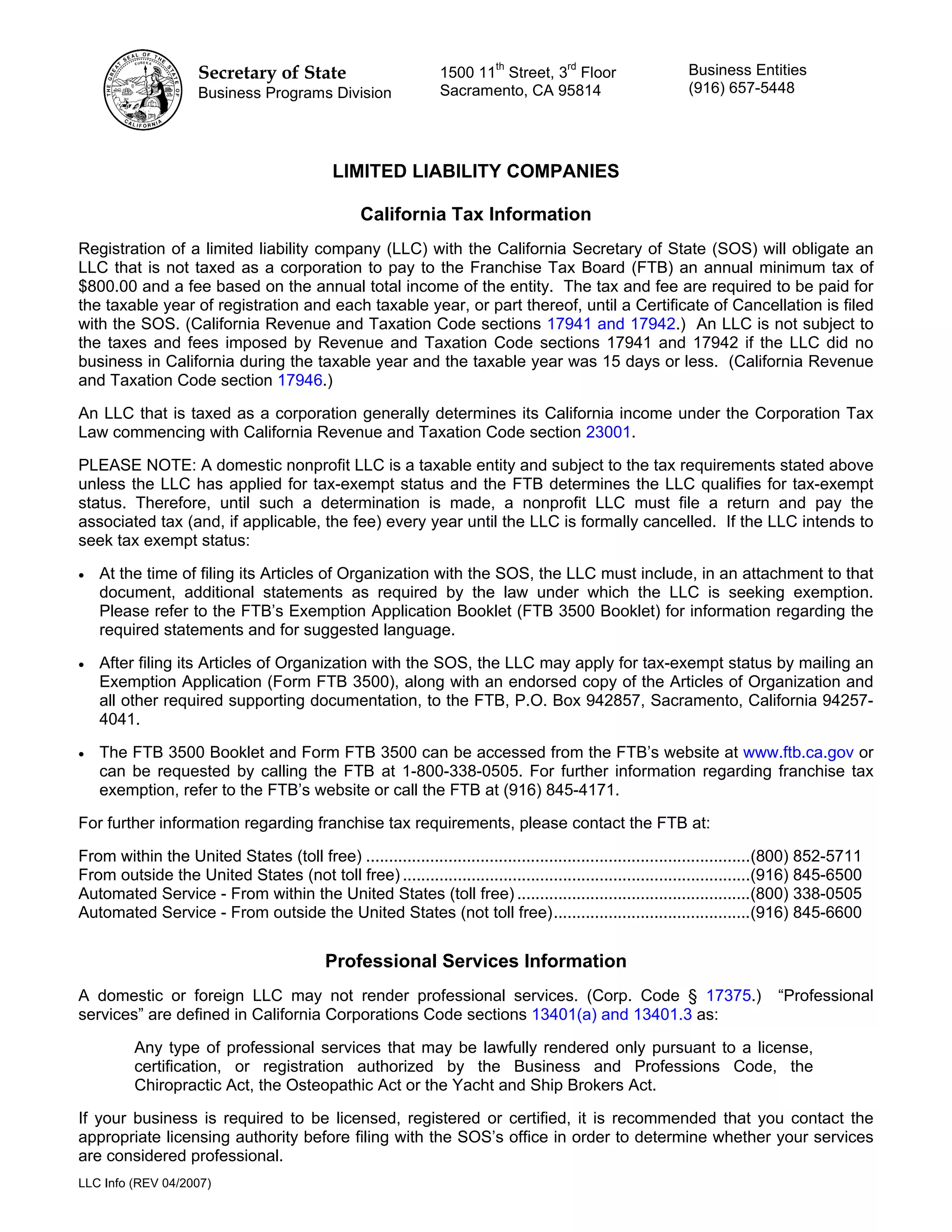 California articles-of-organization | PDF