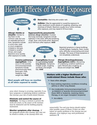 California Mold in the Workplace | PDF