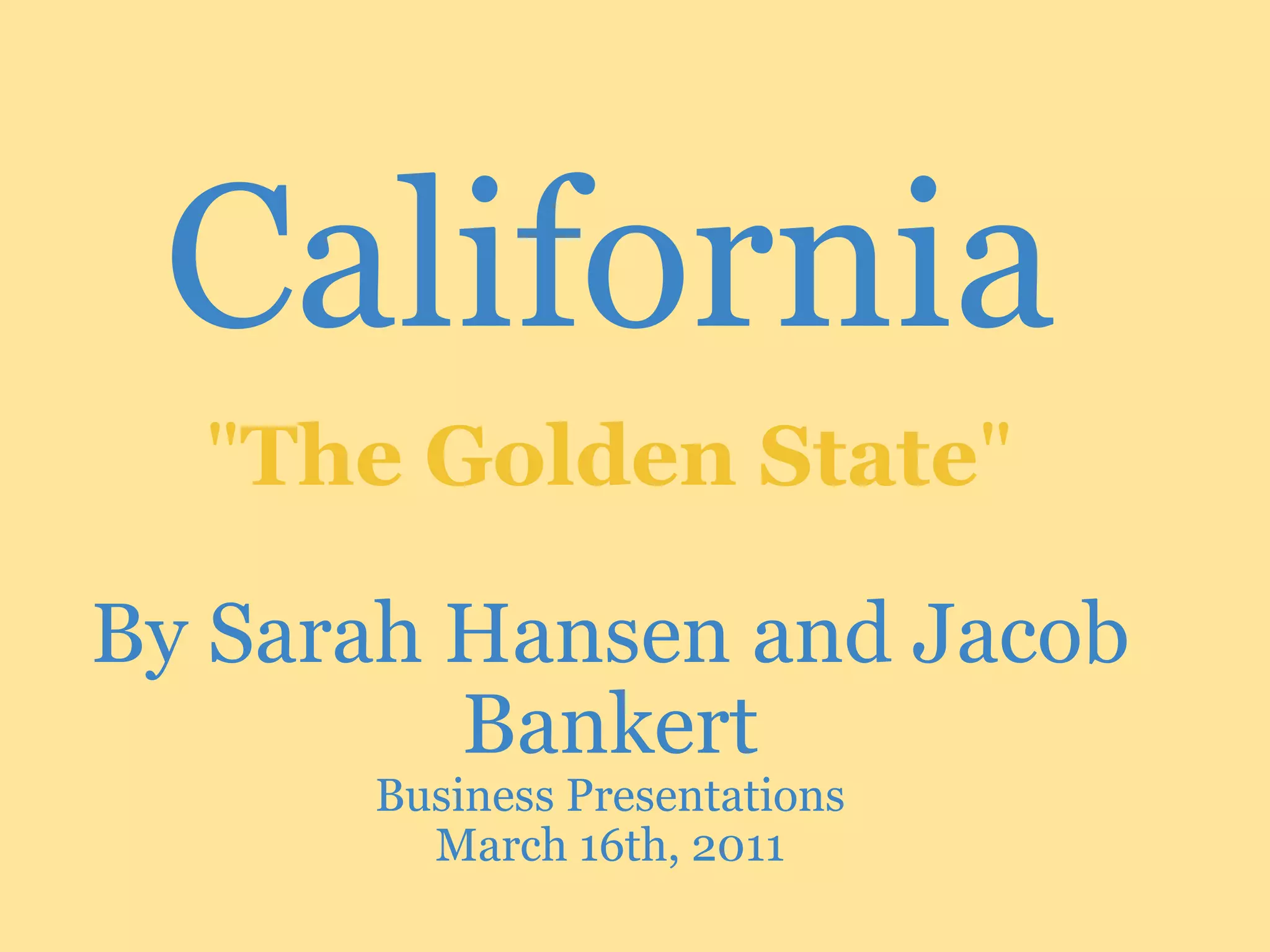 California | PPT