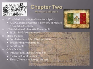 Assignment 4 - California Part 1 | PPTX