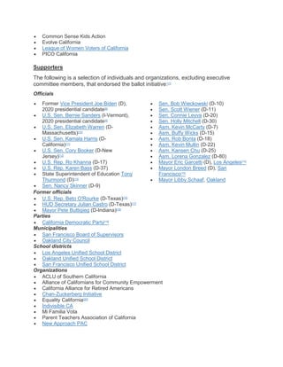California 2020 ballot propositions | PDF