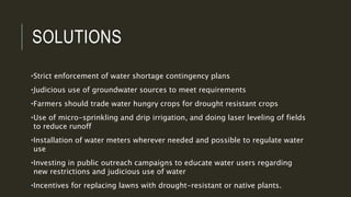 California drought | PPTX
