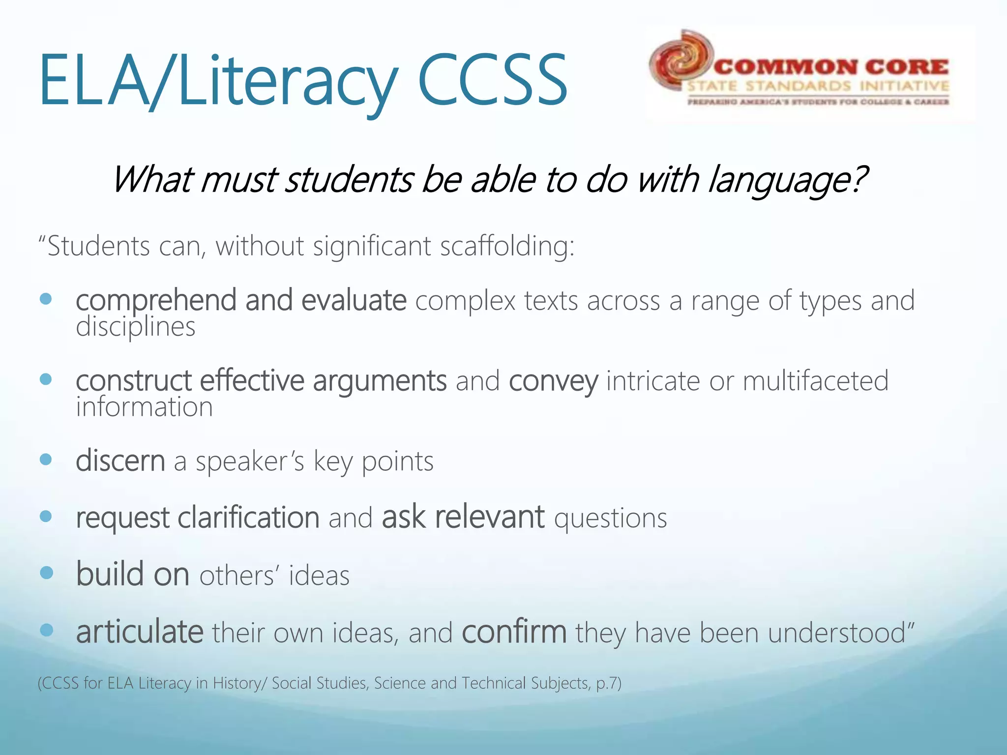 California ELD Standards Overview | PPTX