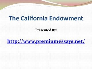 California endowment