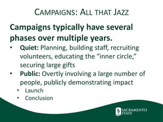 All That Jazz: Campaign Events and a Little Shimmy | PPT