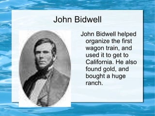 California History | ODP