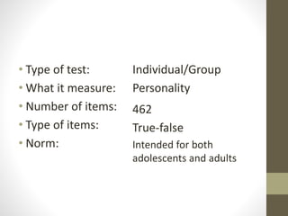 California Psychological Inventory | PPTX