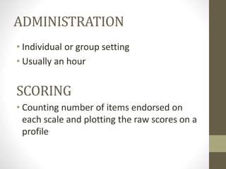 California Psychological Inventory | PPTX