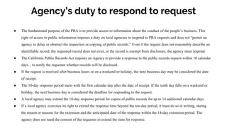 California public records request act working group | PPTX