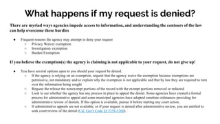California public records request act working group | PPTX