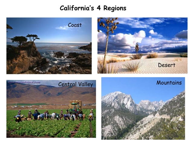 California’s amazing 4 regions