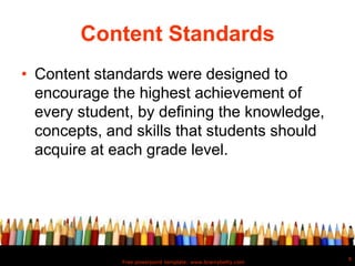 California state adopted frameworks & standards | PPTX