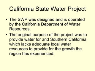 California state aqueducts | PPT