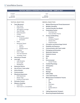 California tactical medicine operational programs and standardized ...