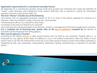 California unveils latest cannabis rules | PPT