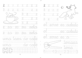 Caligrafía rubio escritura 05 (educación infantil) | PDF