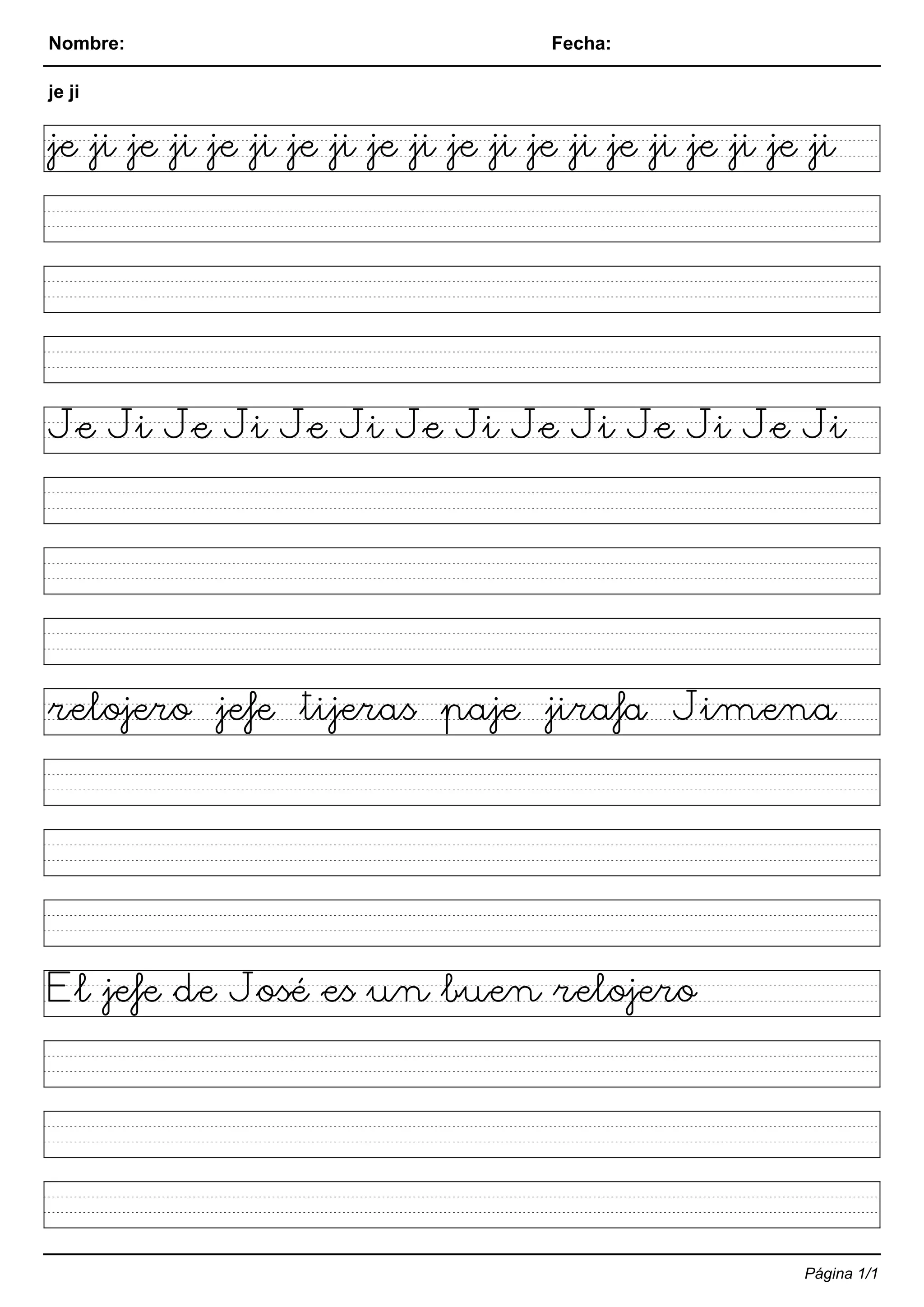 CUADERNO DE CALIGRAFIA | PDF