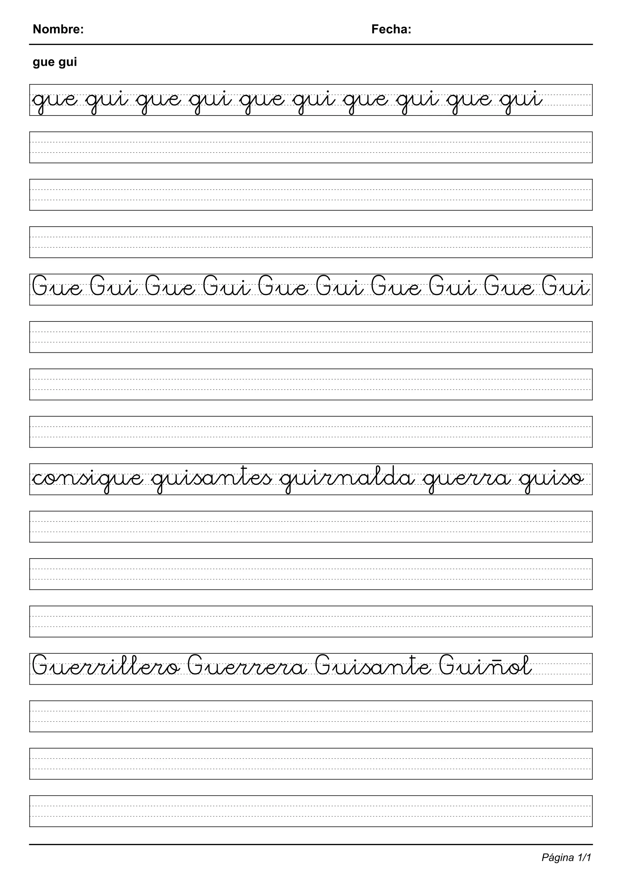 CUADERNO DE CALIGRAFIA | PDF