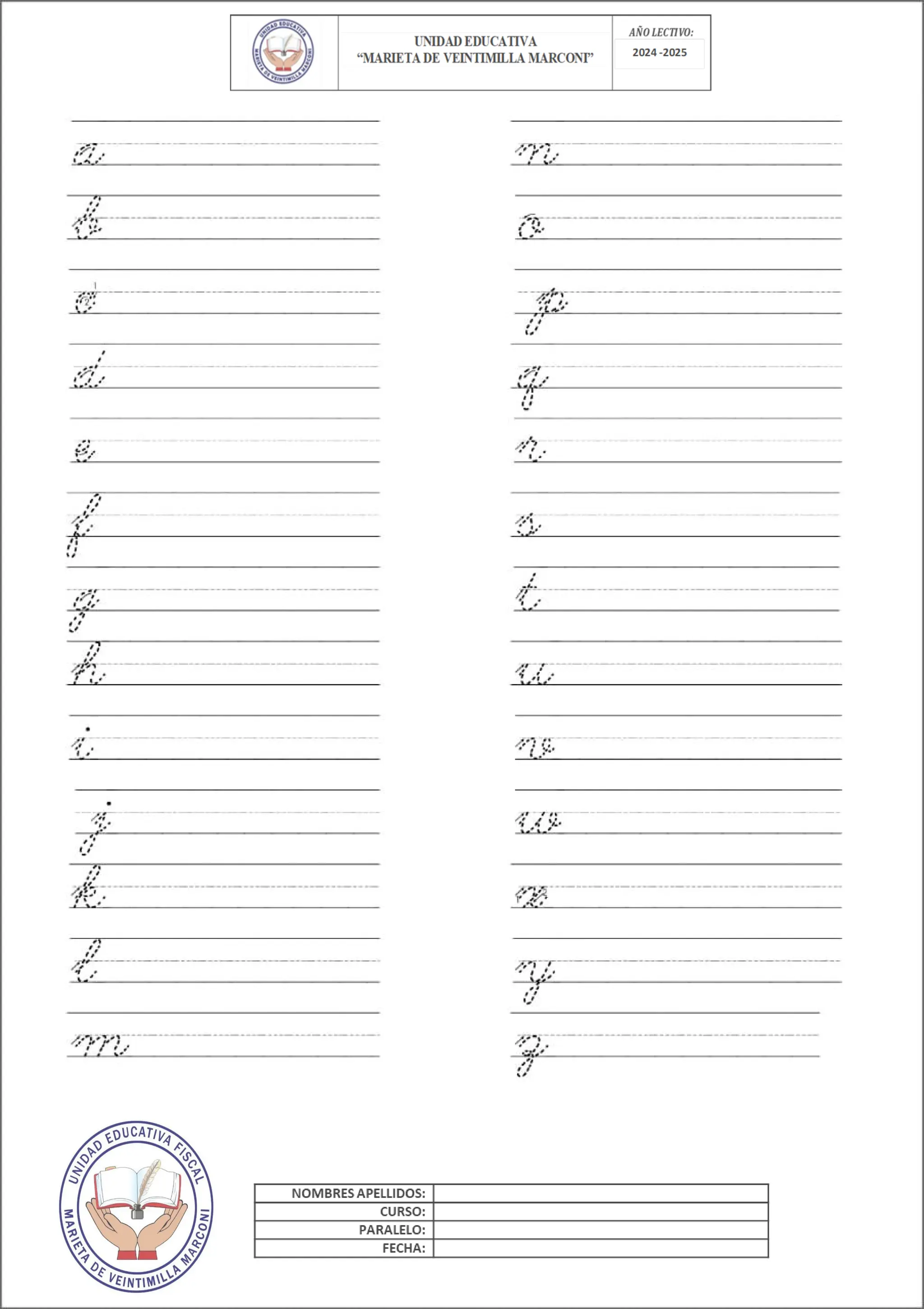 CALIGRAFIA 2.pdf PARA EGB SUPERIOR........... | PDF