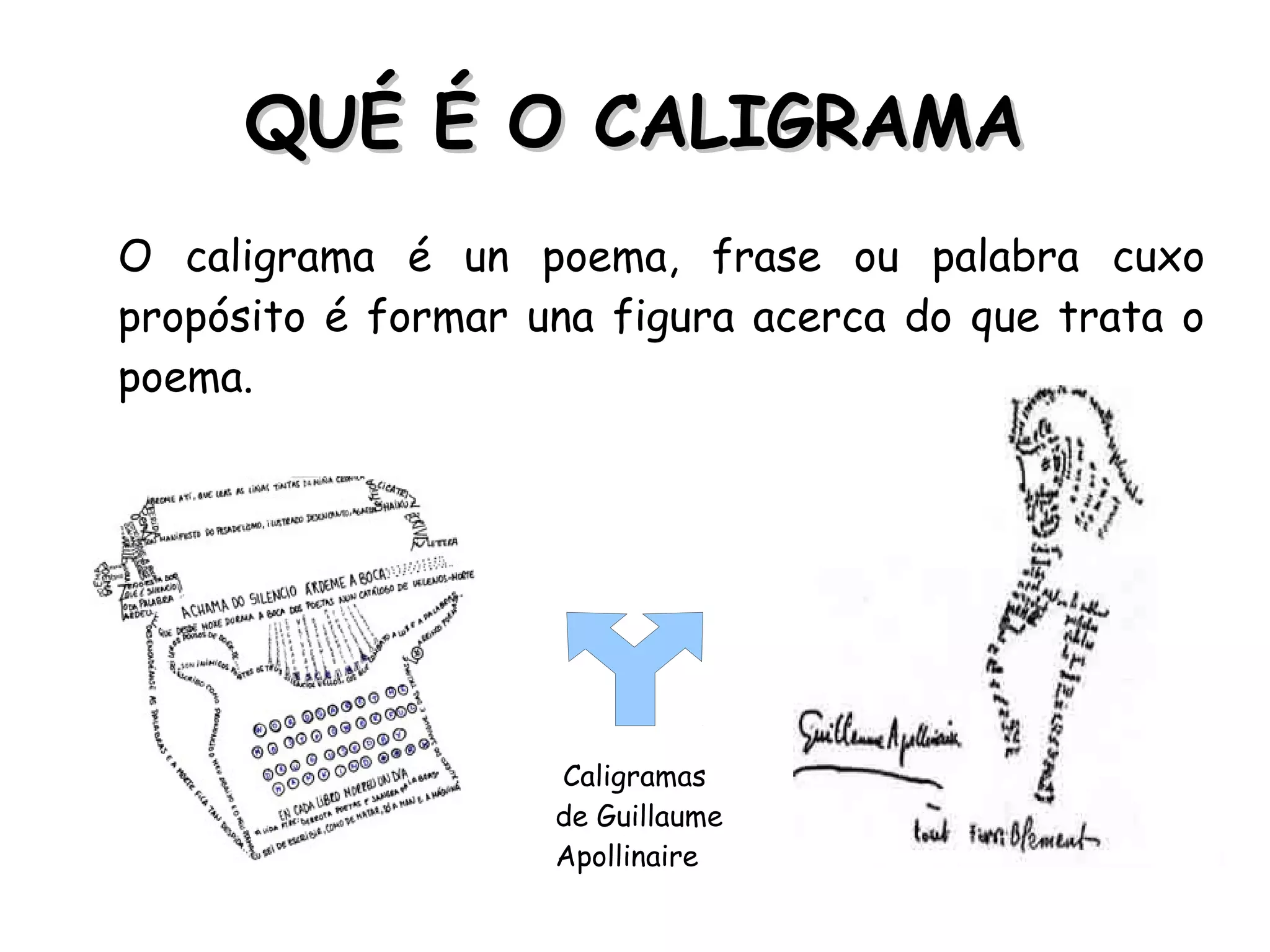 O Caligrama | ODP