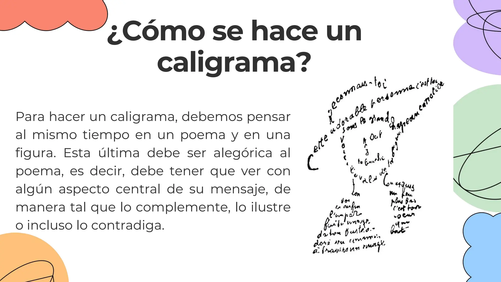 Caligrama de educacion primaria para docentes | PPTX