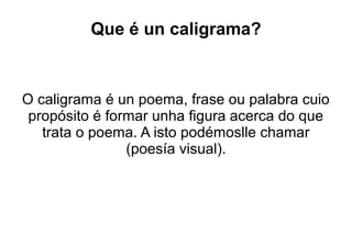 Caligrama christopher 2º a | PPT