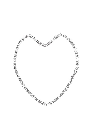 Caligrama de corazon | PDF