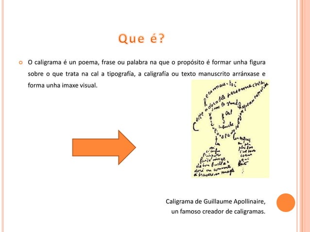 Caligrama | PPTX