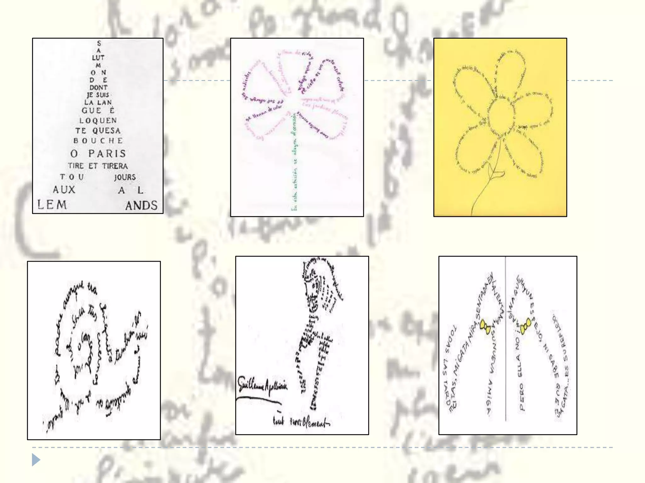 Caligrama iñaki portos iglesias 1º eso b | PPTX