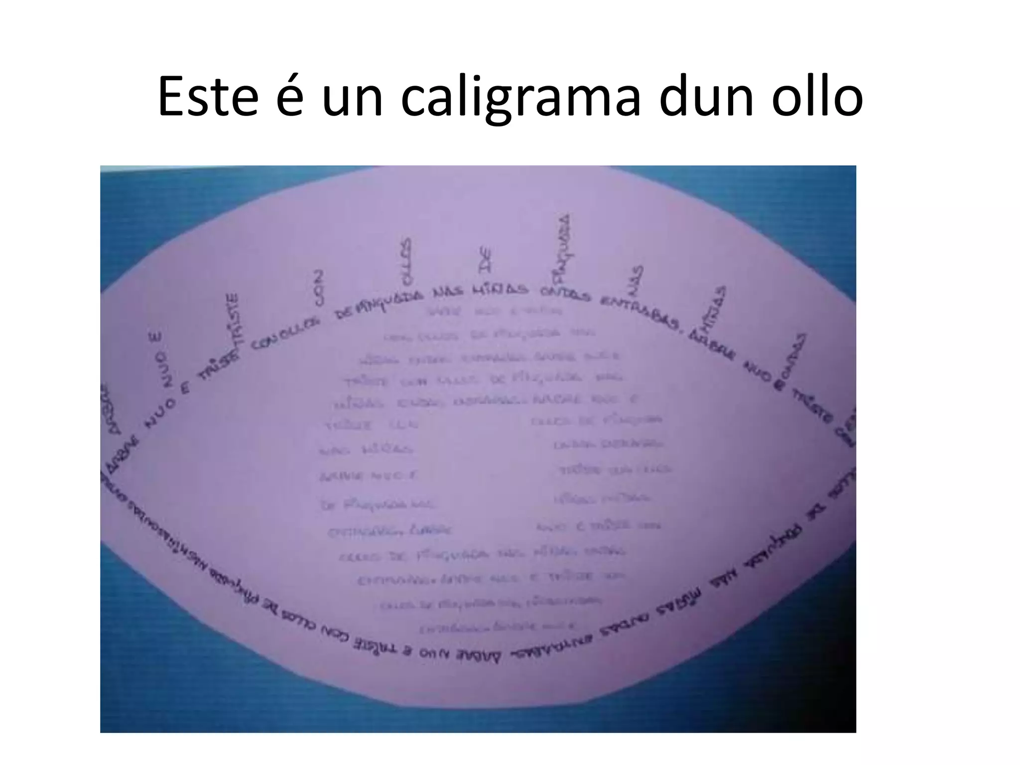 Caligramas | PPTX