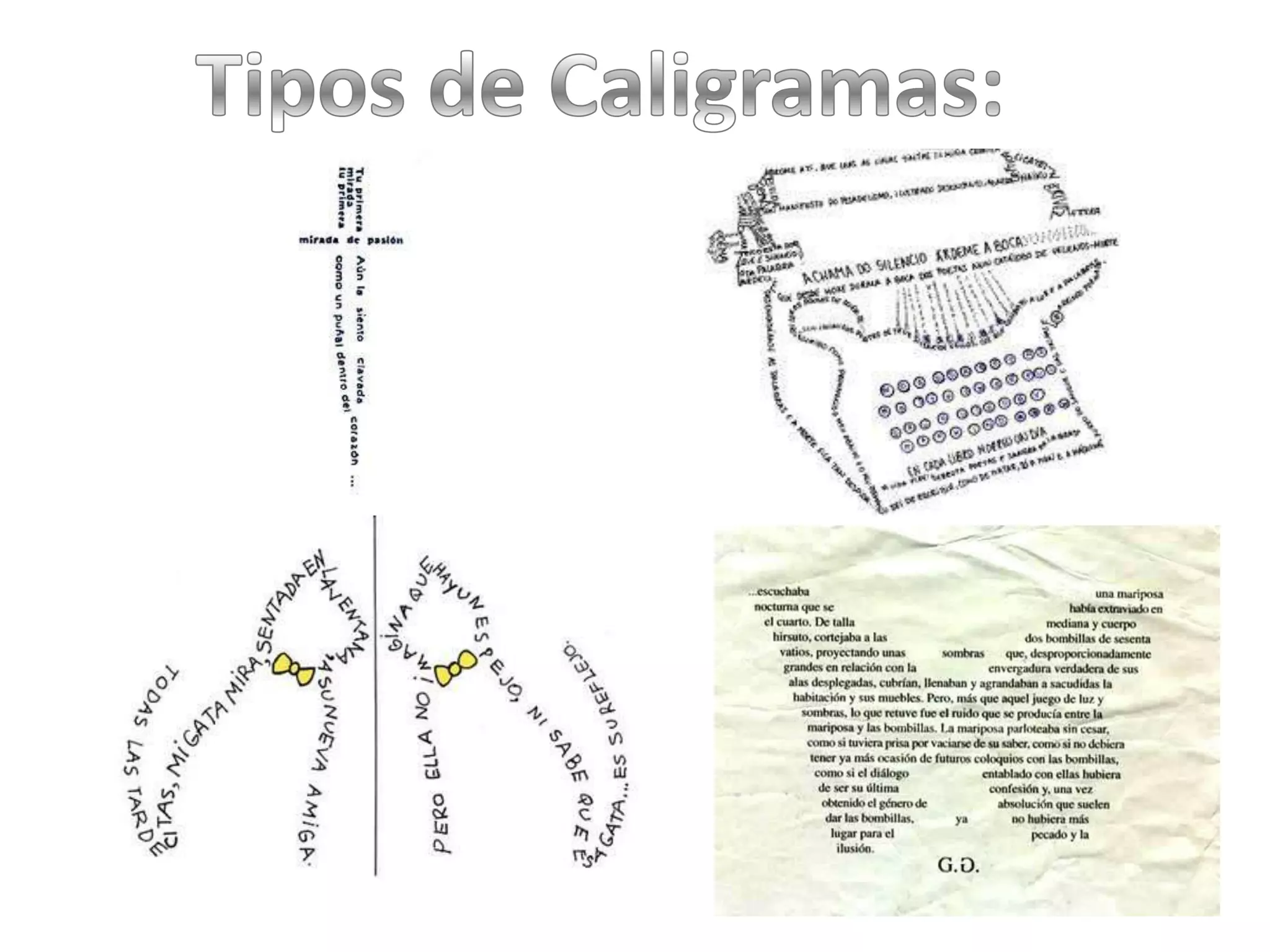 Caligramas | PPTX