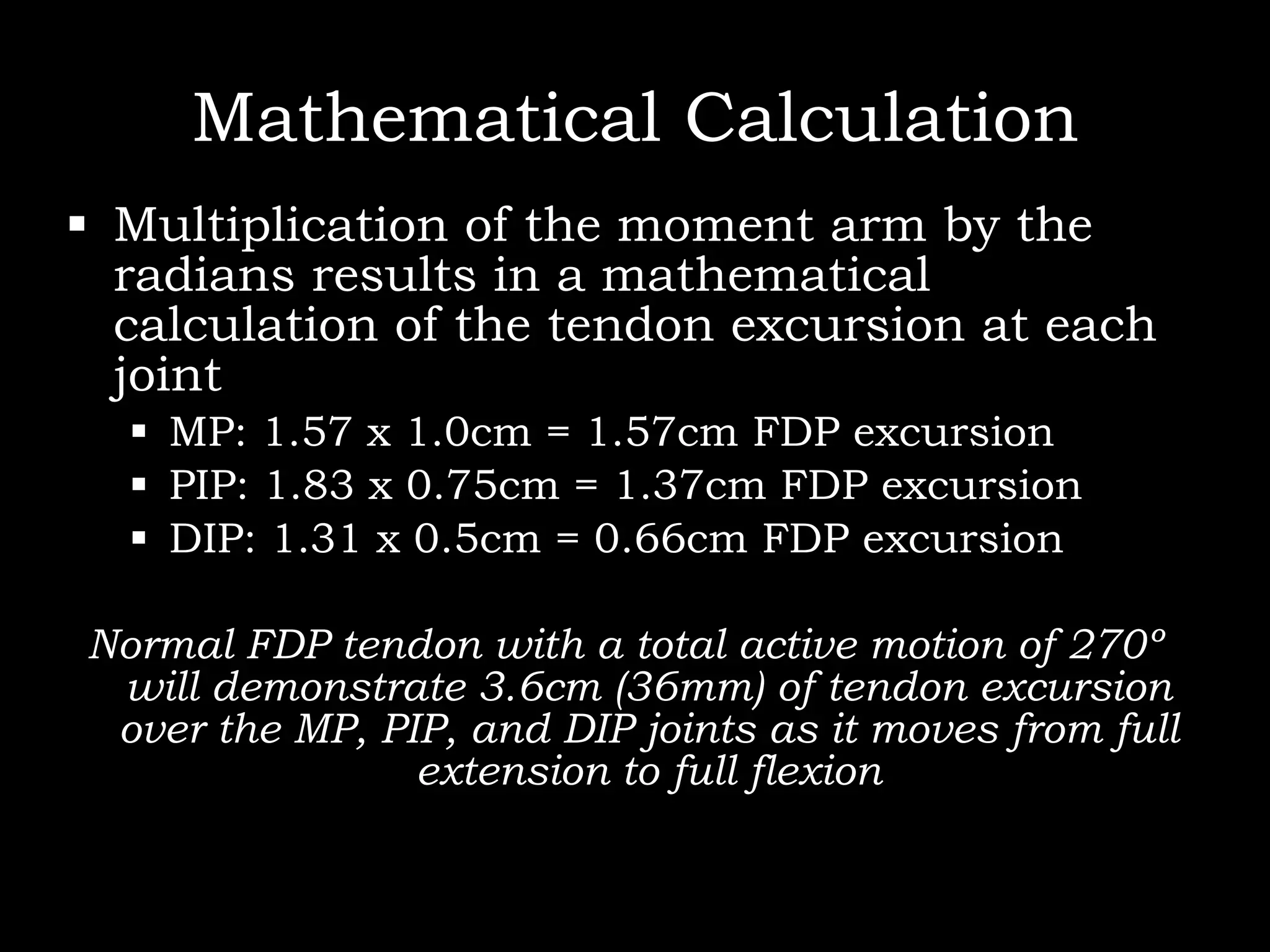 Flexor Tendon Management: Foundational Science and Critical Thinking | PPT