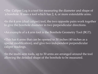 Caliper log | PPTX