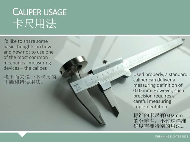 Caliper DOs and DONTs - Part I | PPTX | Physics | Science