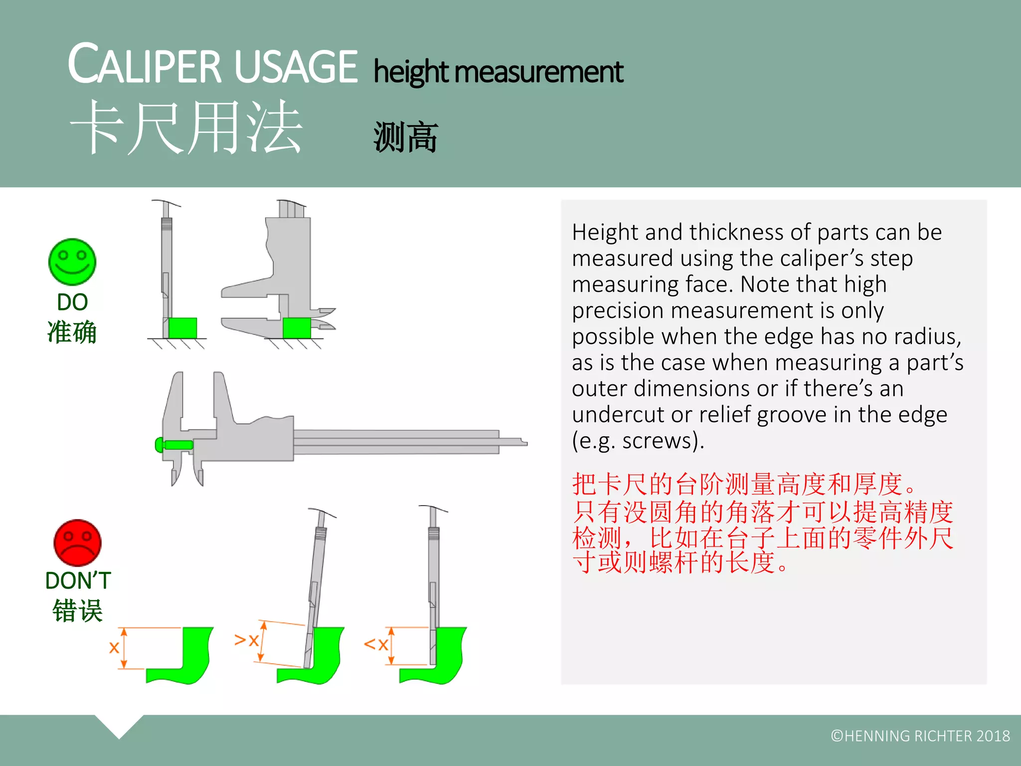 Caliper DOs and DONTs II | PPTX