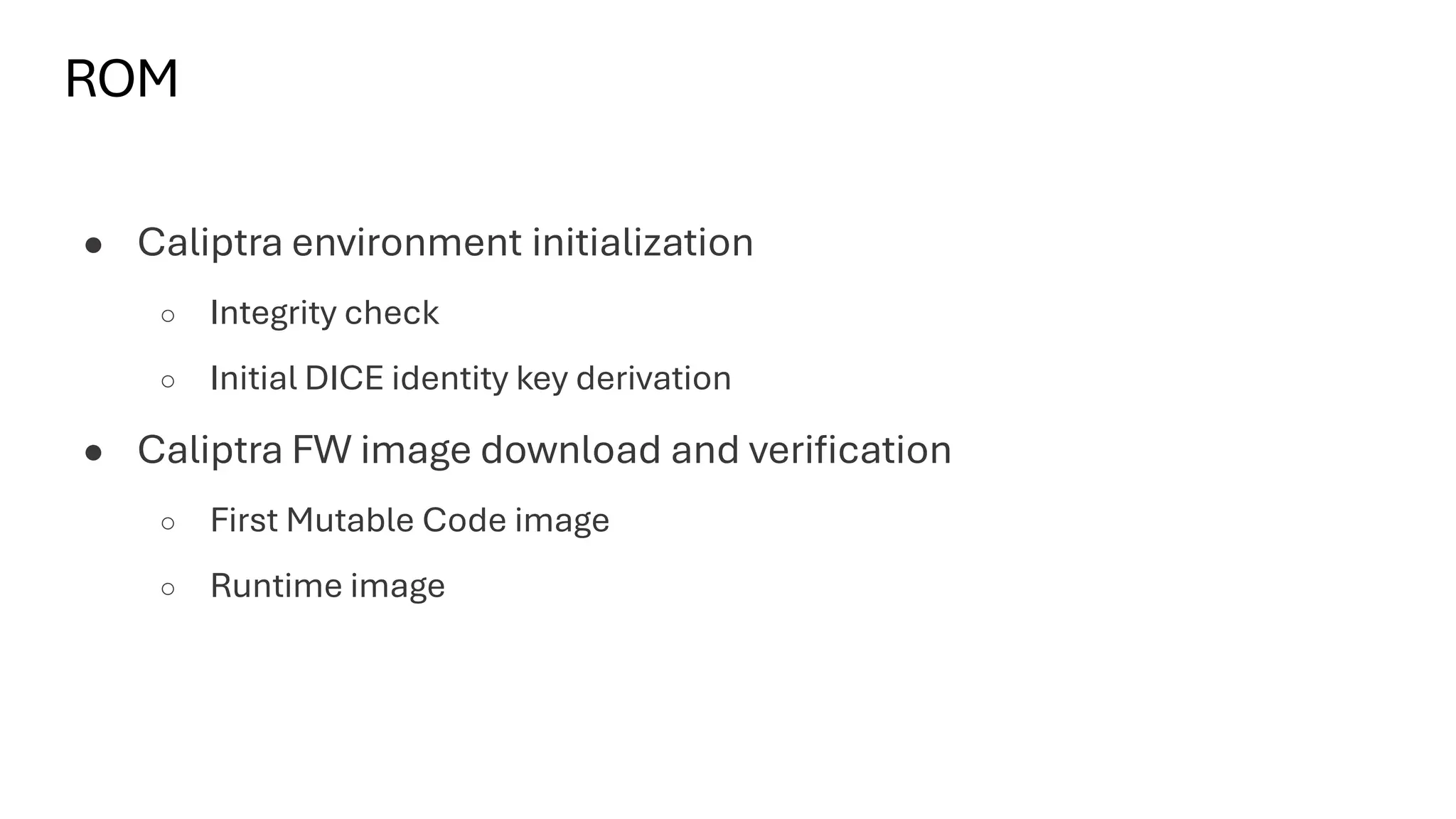 Caliptra silicon Root-of-Trust IP introduction | PDF