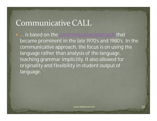 CALL - Computer Assisted Language Learning | PDF