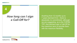 YHPSN call off FAQ | PPTX