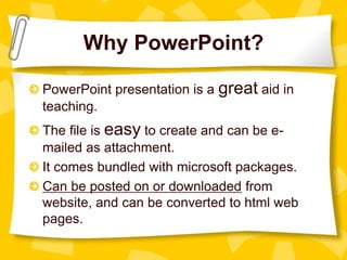 Power point for English Language Teaching | PPTX