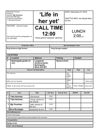 Call sheet-template (2) | DOCX