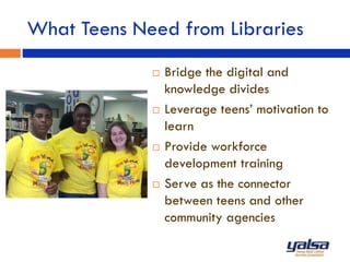 The Future of Library Services for & with Teens: A Call to Action | PPT