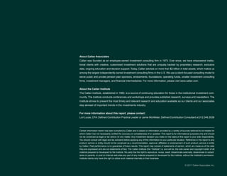 Callan DC Survey Key Findings 2017 | PDF