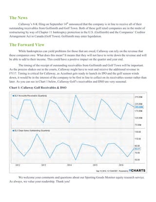 Callaway Golf: One Man's Restructuring is Another Man's Revenue | PDF ...