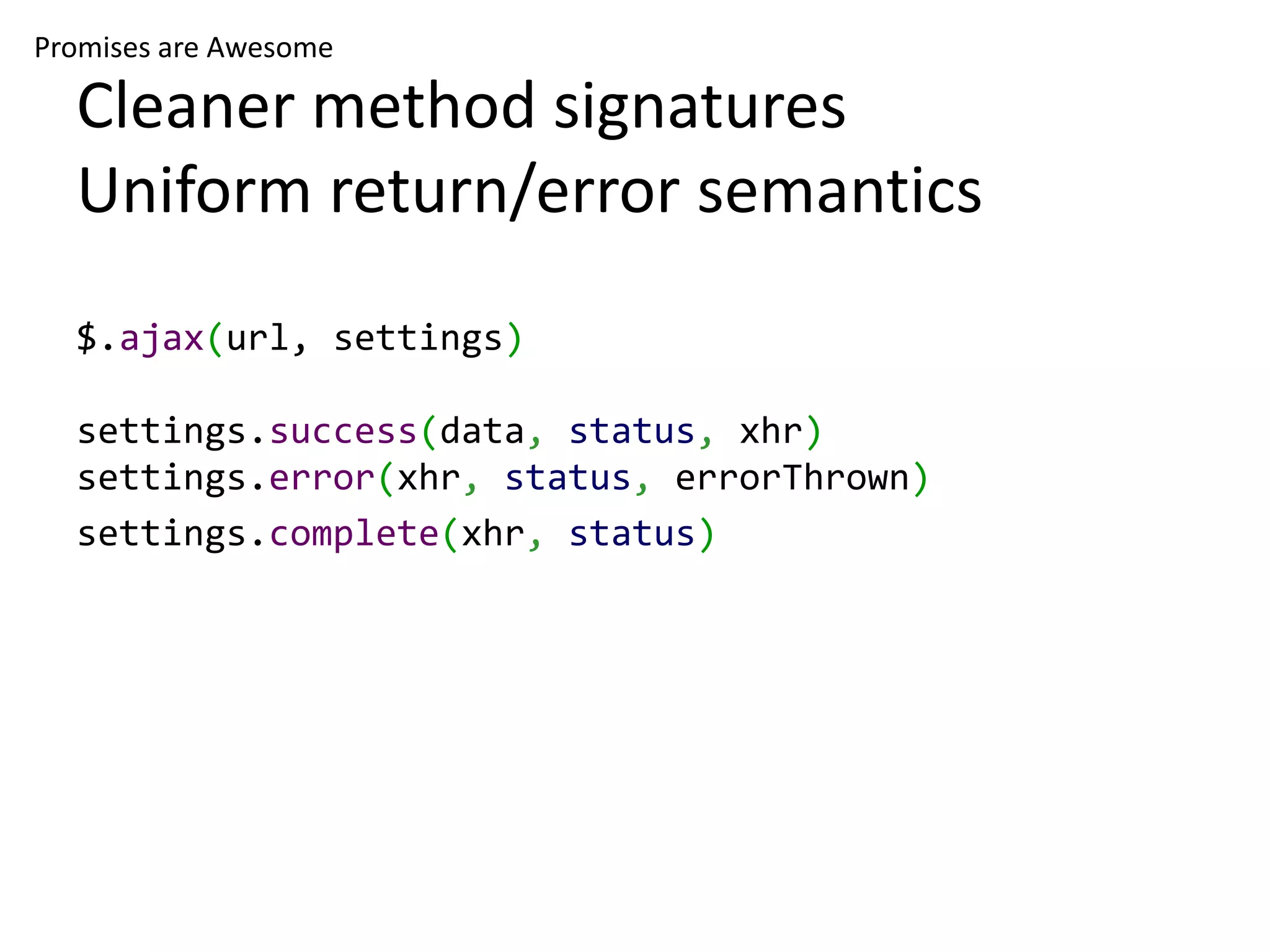 Callbacks, Promises, and Coroutines (oh my!): Asynchronous Programming Patterns in JavaScript ...