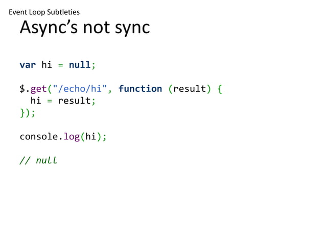 Callbacks, Promises, and Coroutines (oh my!): Asynchronous Programming Patterns in JavaScript ...