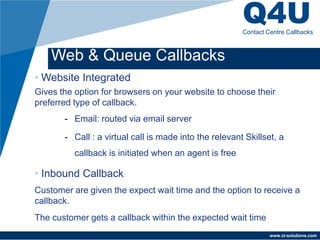 Callback Web Integration | PPT