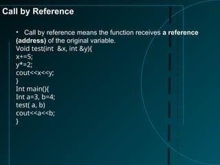 call_by_value_and_reference-Recursion_function.pptx